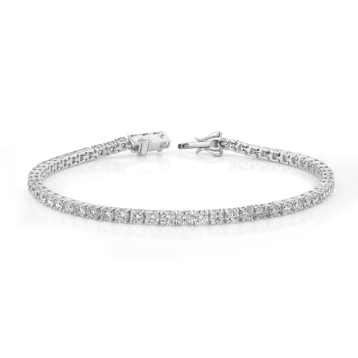 3.00ct White Gold Diamond Tennis Bracelet | Springfield Jewellers