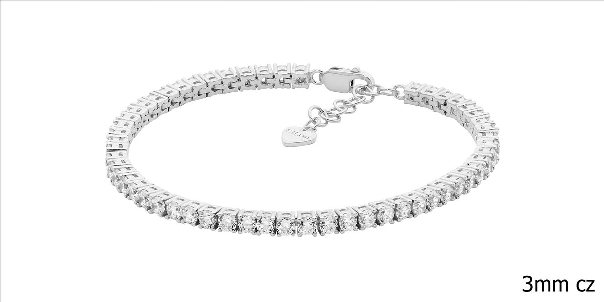 Silver tennis bracelet | Springfield Jewellers