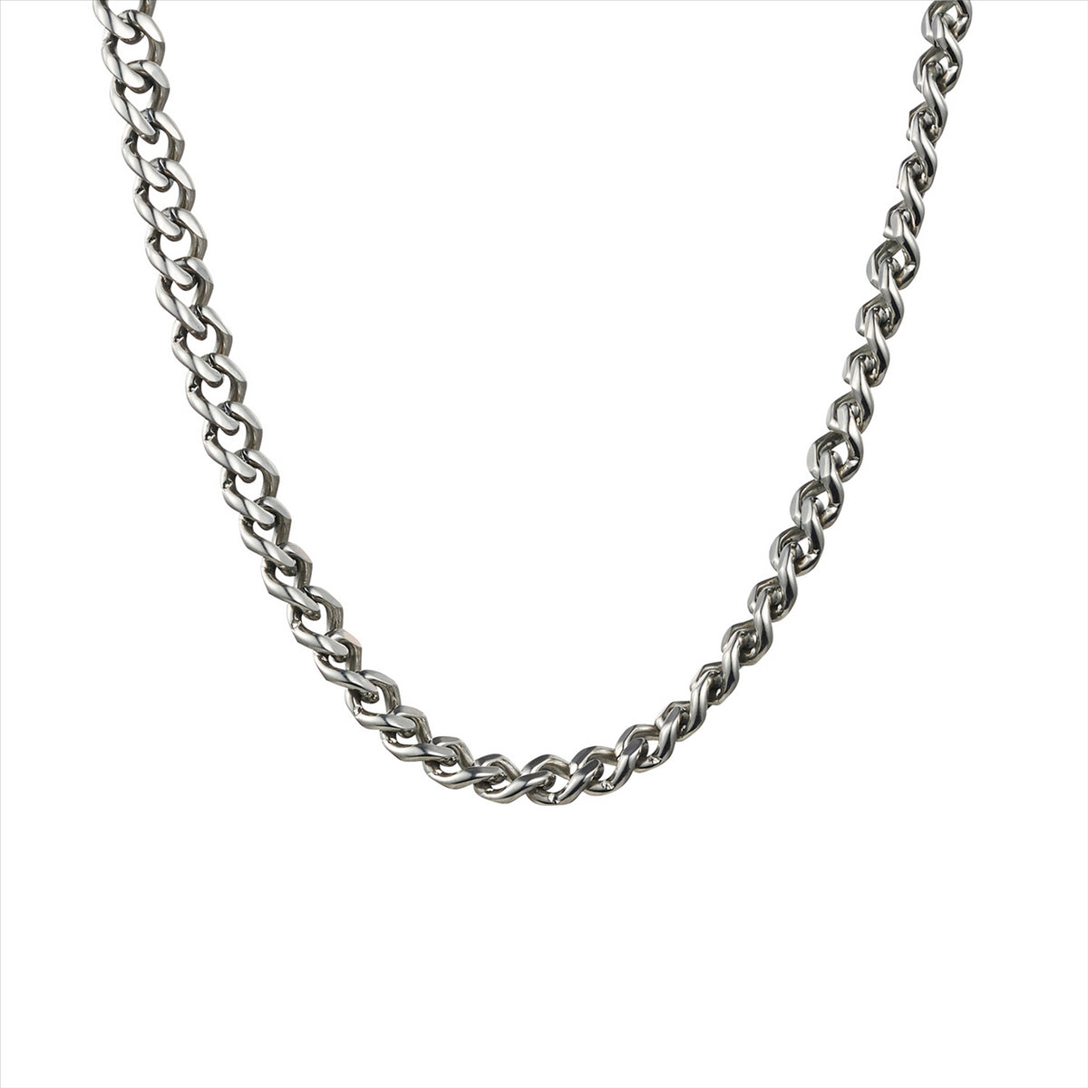 Steel curb chain | Springfield Jewellers