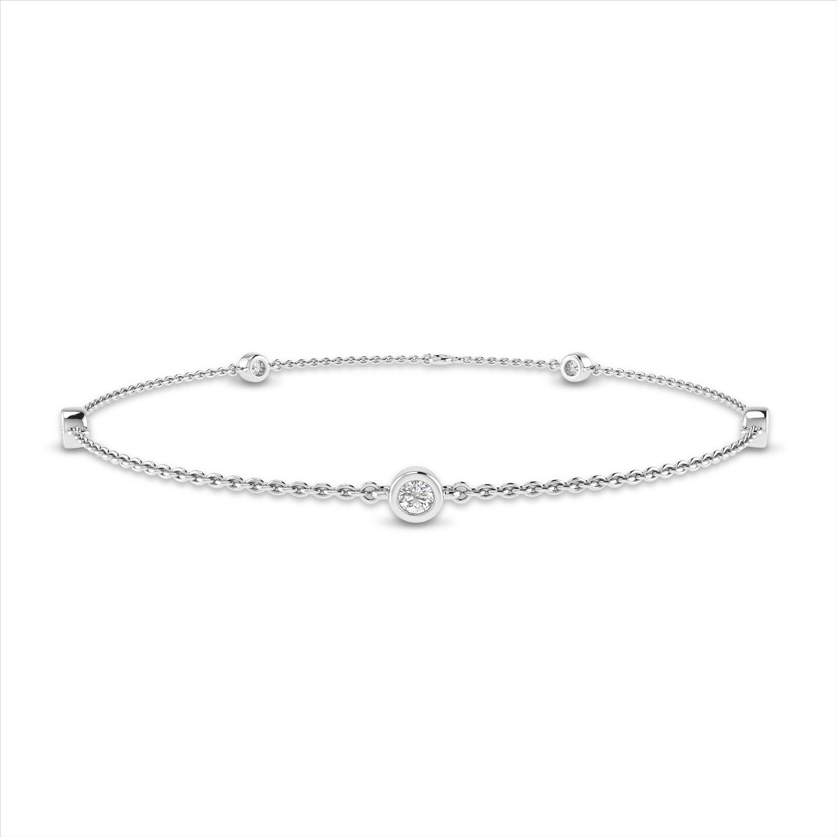 9ct White Gold Diamond Bracelet | Springfield Jewellers